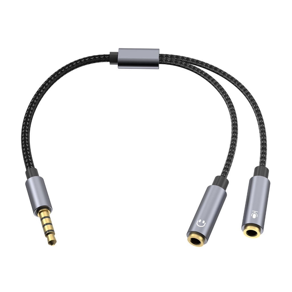Headsets Mic Splitter Adapters 3.5mm/USB C Headphones &Mic Adapters 3 ...