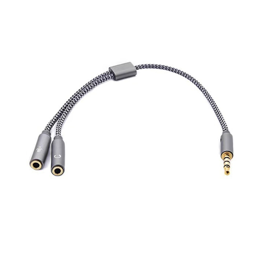 Headsets Microphone Splitter Cable for PC 3.5mm Headphones Sound ...