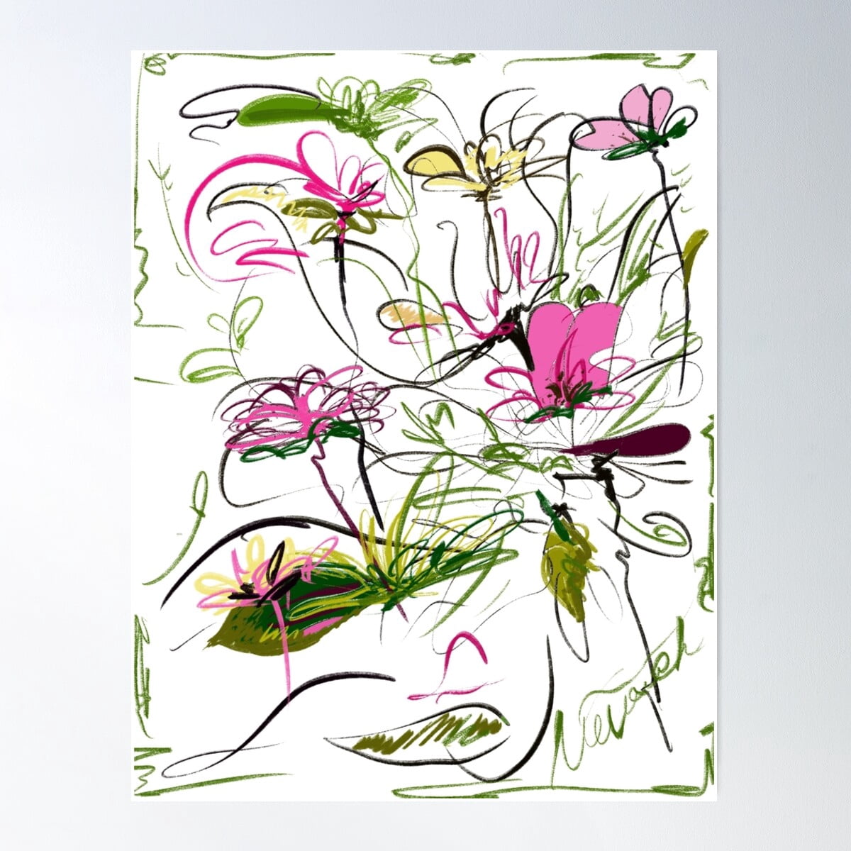 Headspace Poster Wall Art, Modern Wall Decor For Living Room Bedroom ...