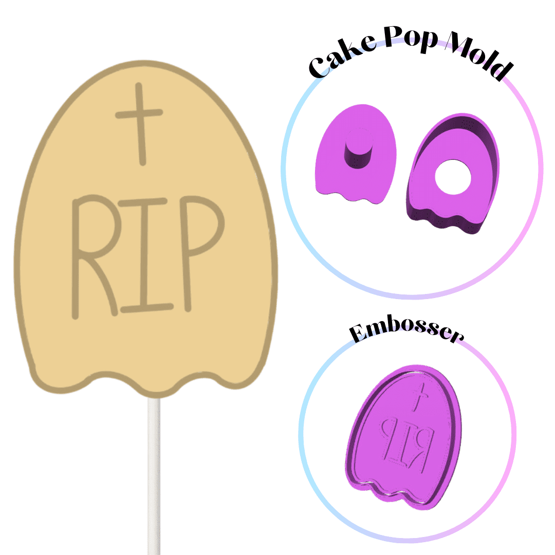 Headstone Cake Pop Mold & Embosser - Walmart.com