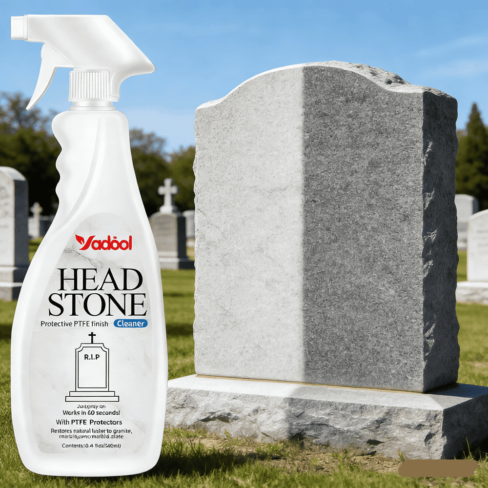 Yadool Headstone Cleaner for Graves & Memorials, Granite, 10.14 fl oz ...