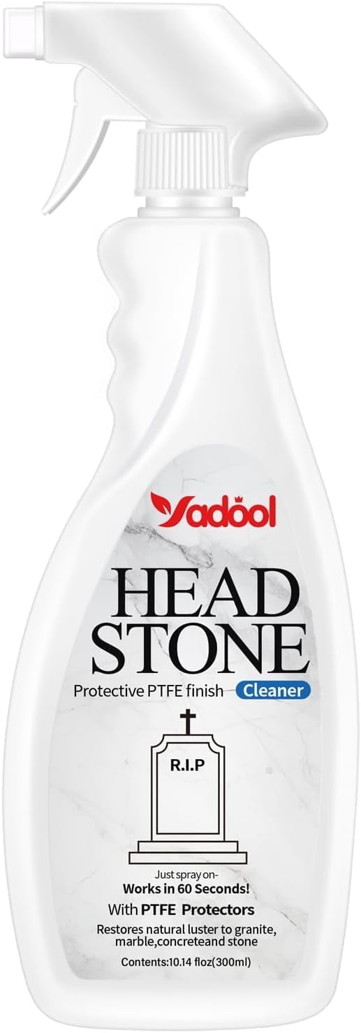 Yadool Headstone Cleaner, Granite, Concrete, Marble, Restores Shine, 10 ...