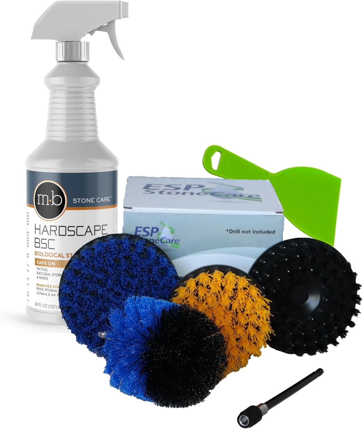Headstone Cleaner Kit for Grave Cleaning - 1 Quart Spray Solution ...