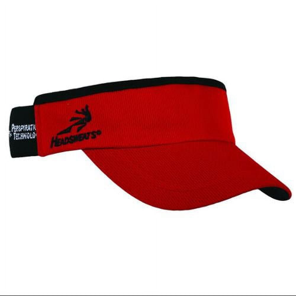 Headsweats Supervisor Quick Drying Sport Sun Visor - Red - Walmart.com
