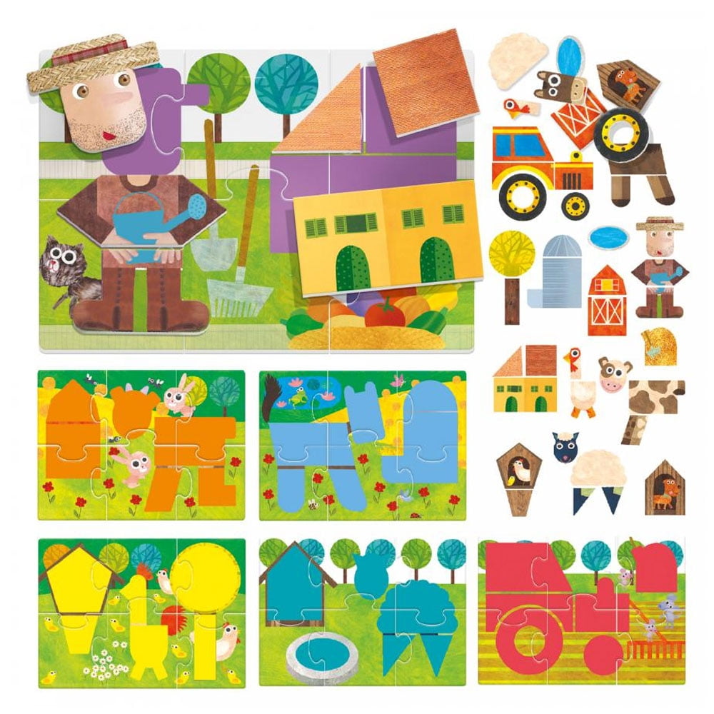 Headu Tactile Lotto Montessori Puzzle for Kids MU25374 - Walmart.com