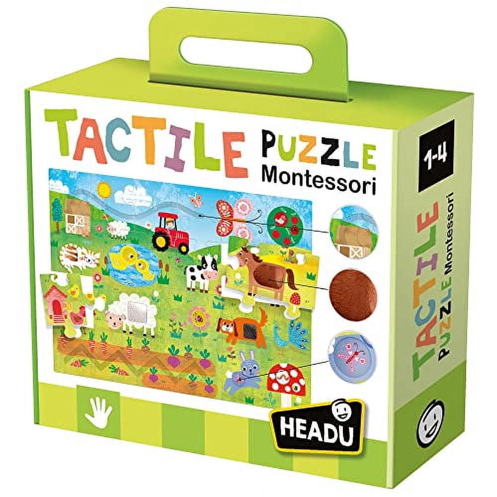 Headu Tactile Puzzle Montessori Farm Educational Toys for ages 1-99 ...