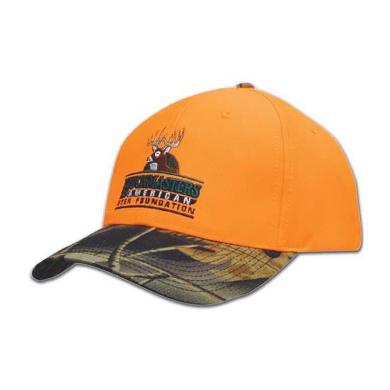 Headwear USA Luminescent Cap with Leaf Camouflage Visor - Orange-Leaf ...