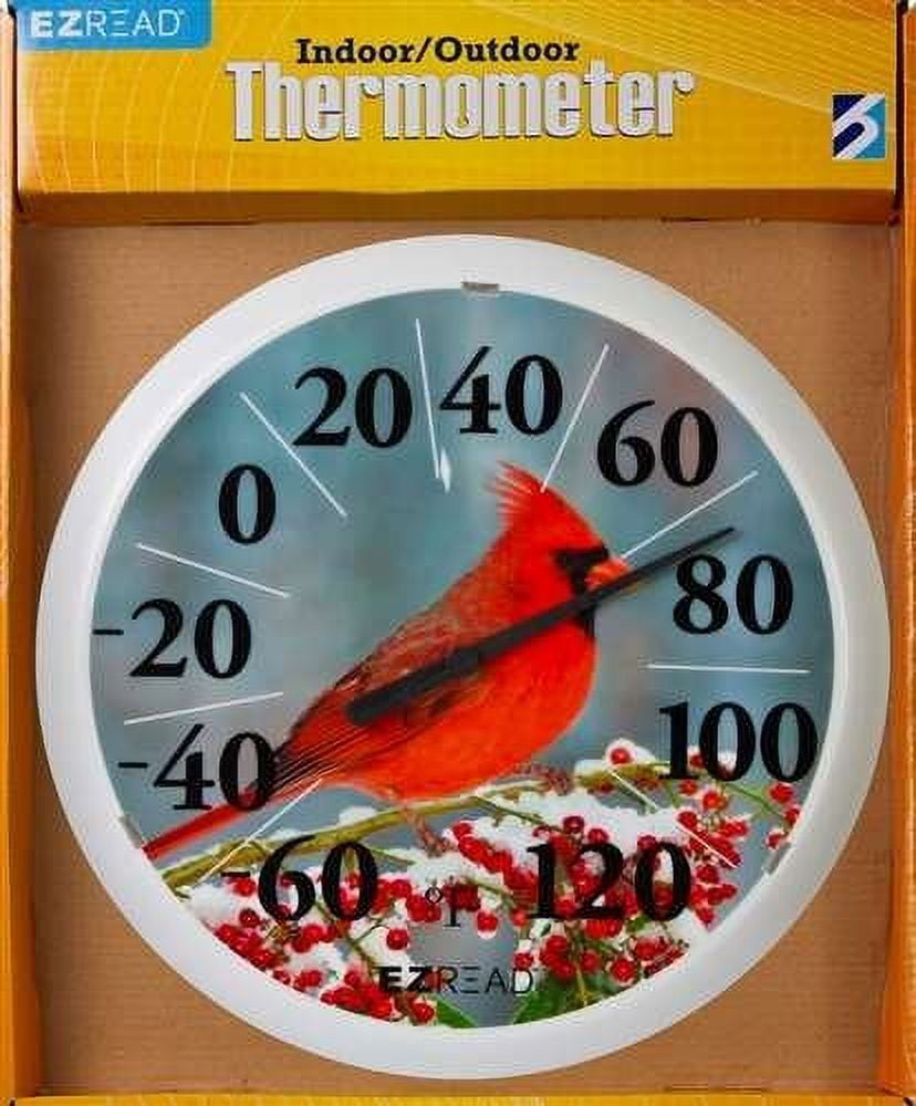 Headwind 8400025 EZ Read Dial Thermometer with Winter Cardinal, 13.5 ...