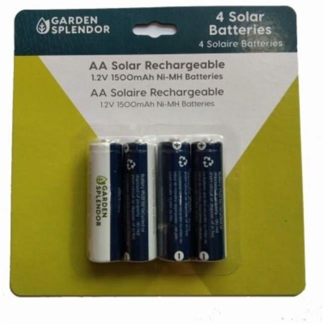 Garden Splendor 830-1904 Solar Rechargeable Battery, 1500 Mah - Walmart.com