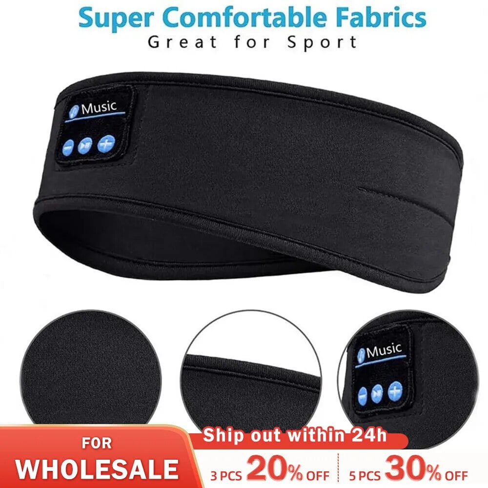 Headworn Wireless Bluetooth Music Eye Mask Sports Headband Hair Band ...