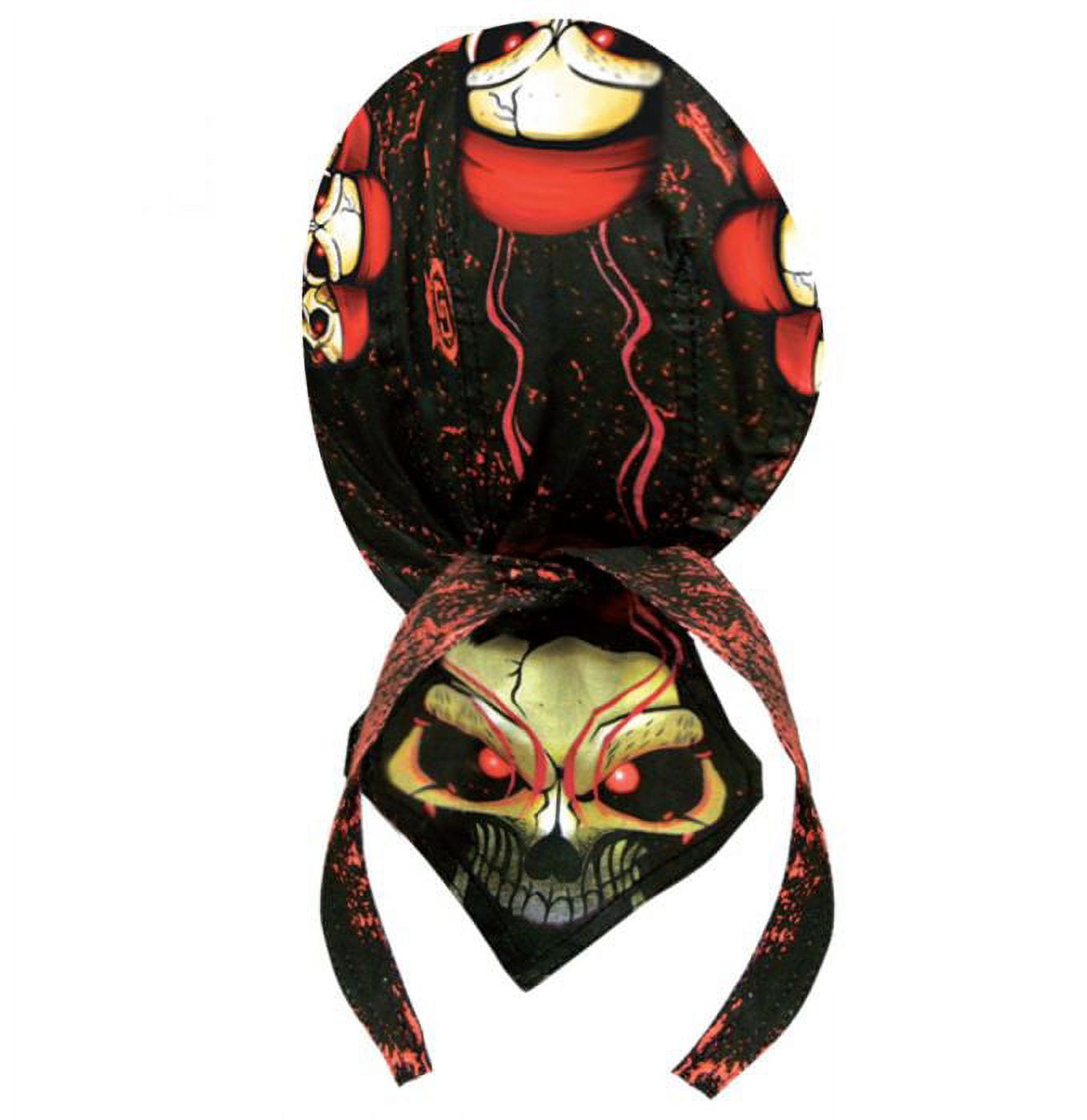 Headwrap DANBANNA Skull Rider Du-Rag Skull Cap Doo Rag Bandana ...