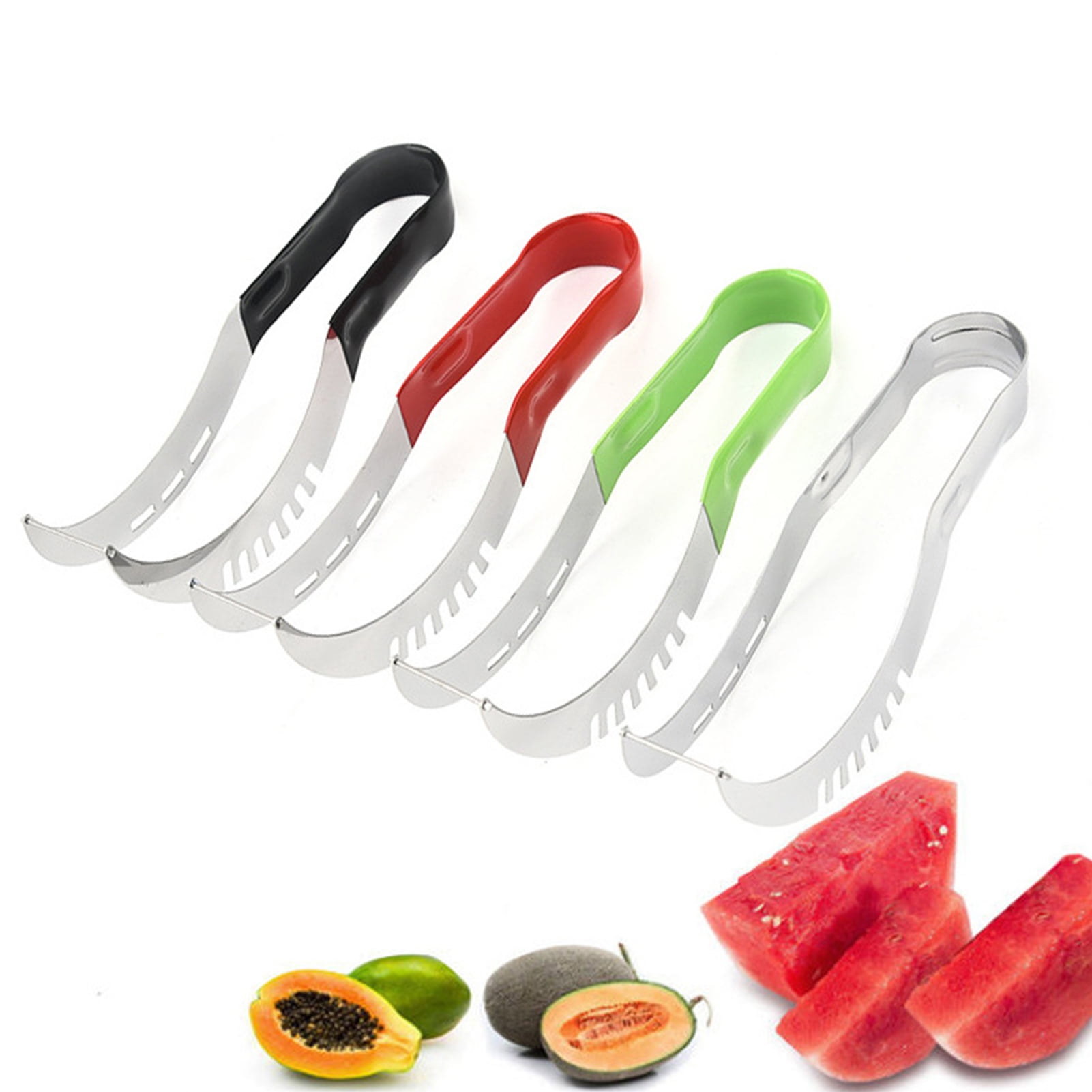Heajfvd 1/2Pcs Watermelon Cutter Stainless Steel Sharp Blade Fruit ...