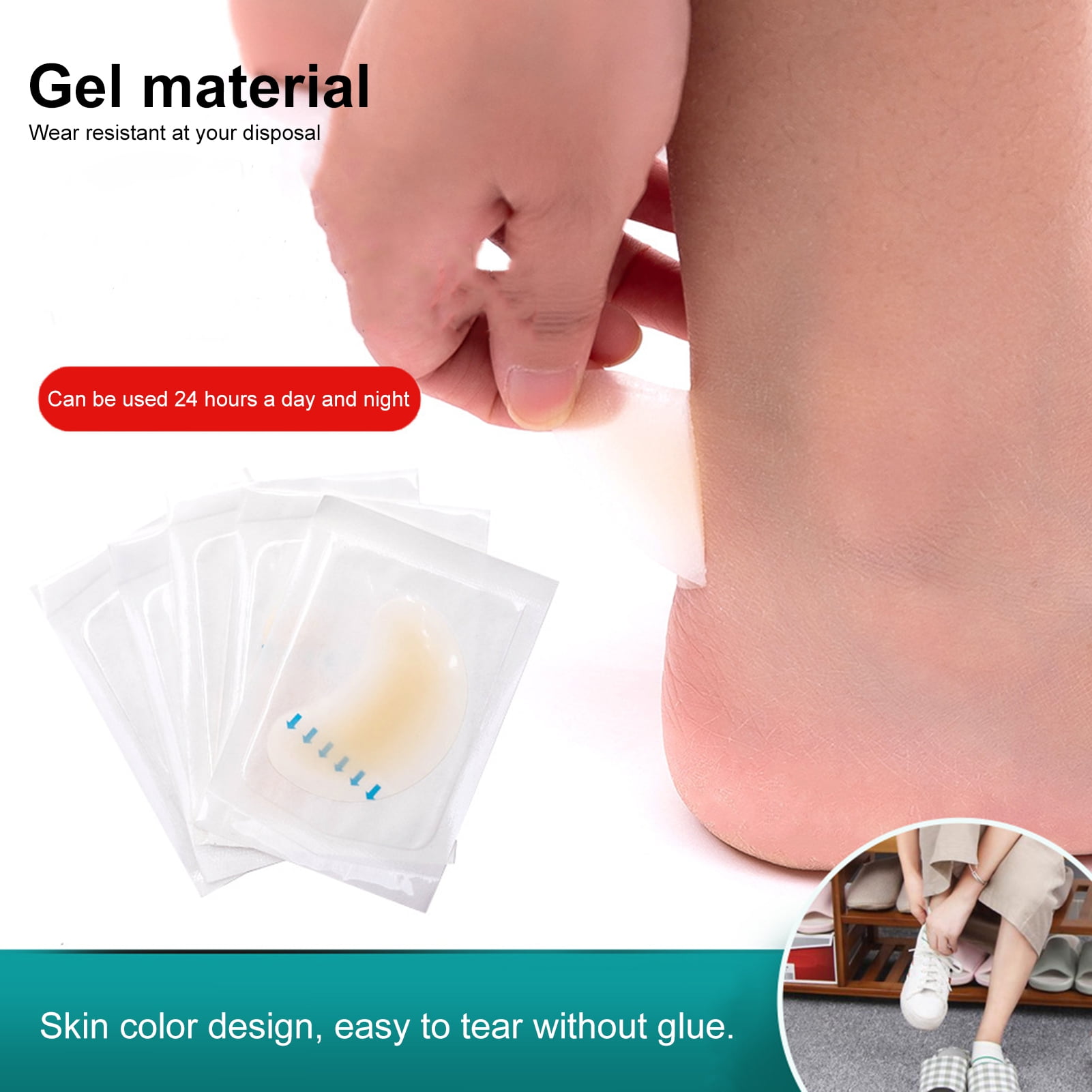 Heajfvd 20 Pcs Blister Plasters Invisible Hydrocolloid Gel Bandages for ...