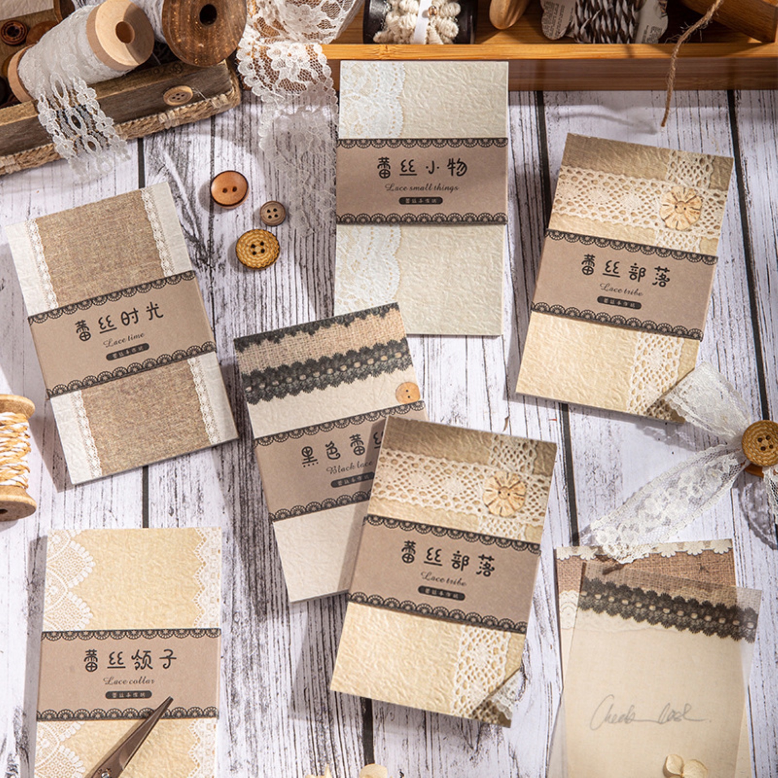 Heajfvd 30Pcs Semitransparent Scrapbook Paper Smooth Surface Tearable ...