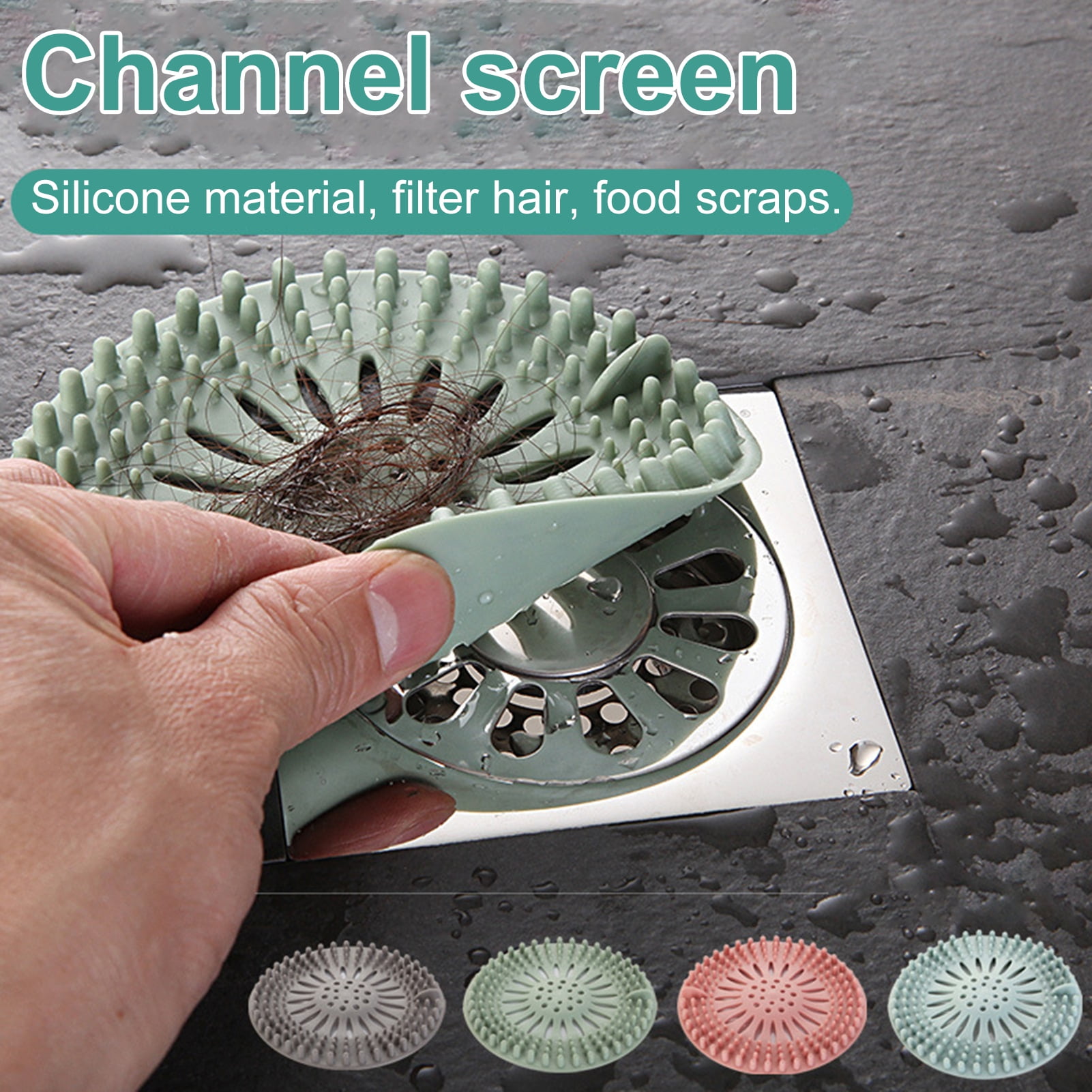 Heajfvd 5Pcs Floor Drain Cover Fine Mesh Anti-clogging Kitchen Sink ...