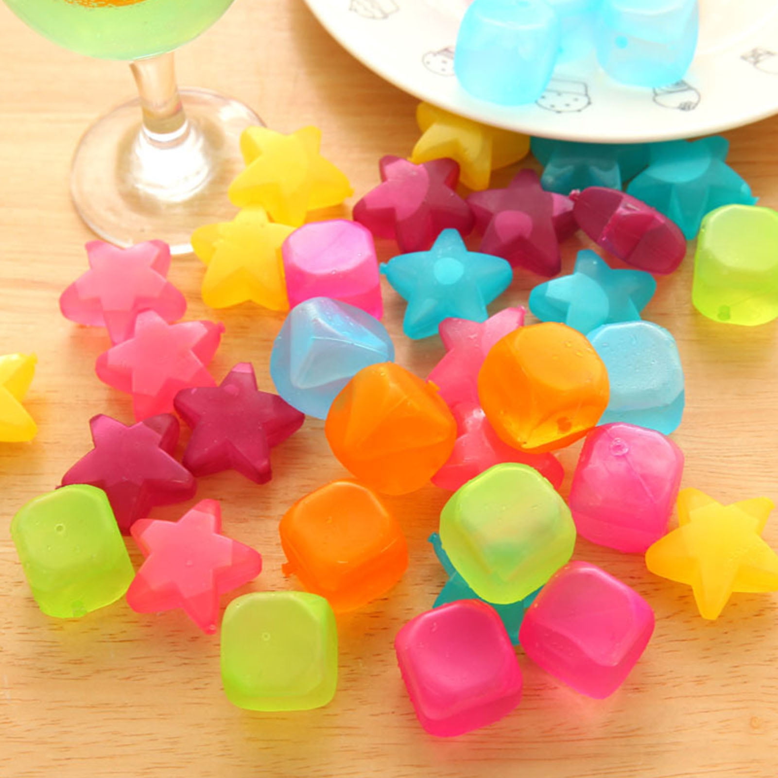 Heajfvd 6Pcs Ice Cube Washable Food-grade LEPE Food Preservation ...