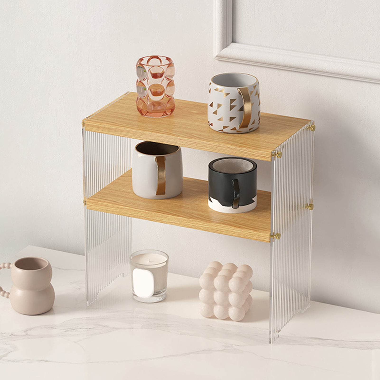Heajfvd Cup Holder Desk Shelf Organizer Strong Load-bearing Simple ...
