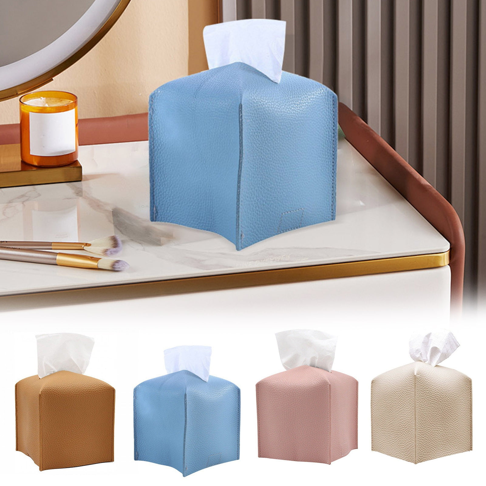 Heajfvd Decorative Facial Tissue Cube Paper Organizer Waterproof ...