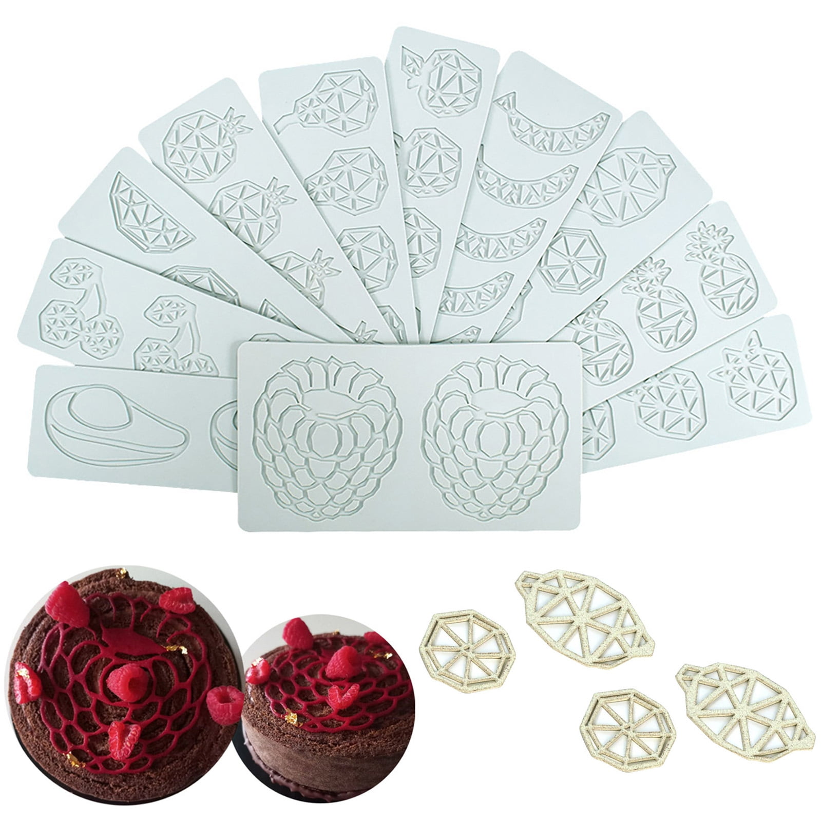Heajfvd Fondant Mold Non-stick Easy-Demoulding Soft Texture Heat ...