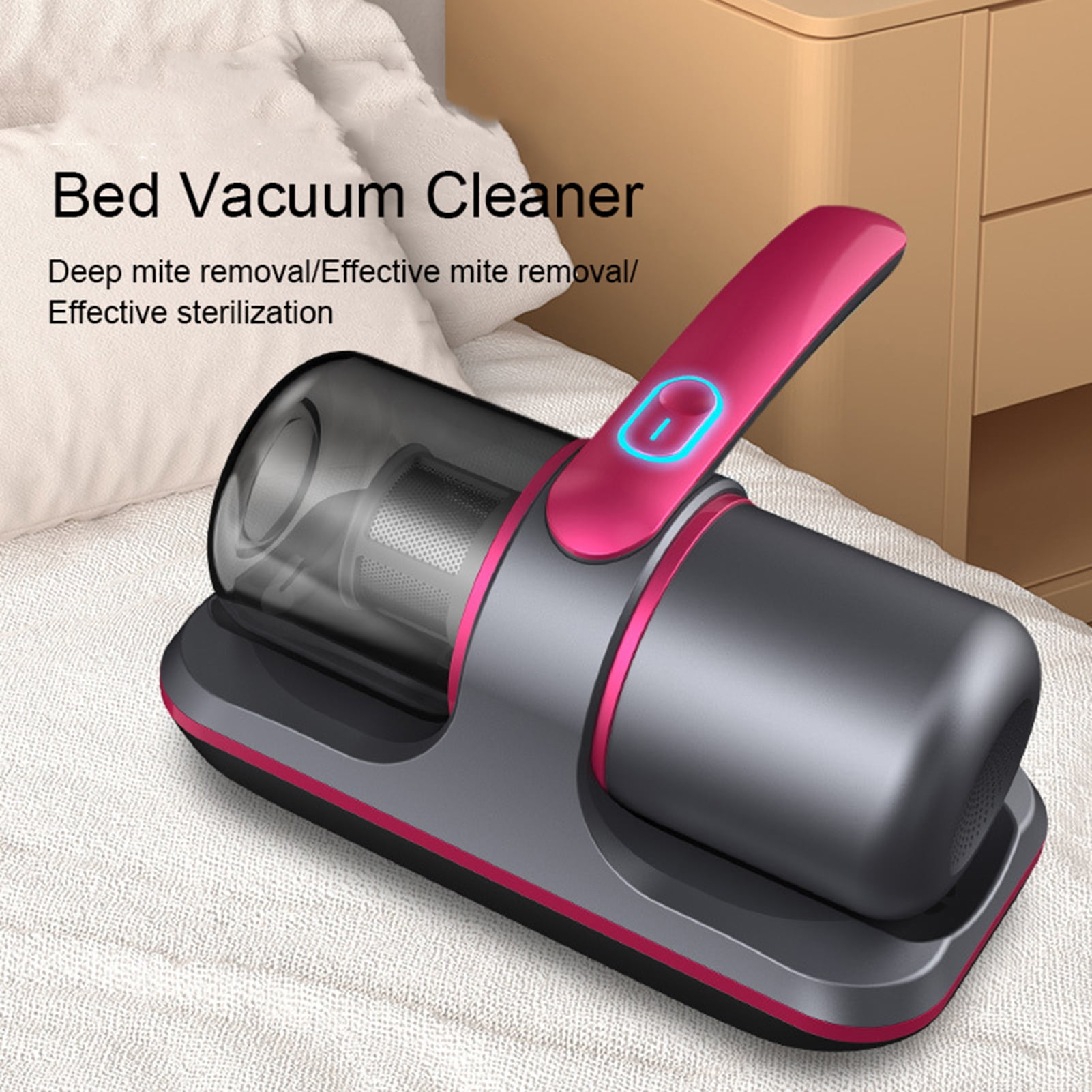 Heajfvd Mattress Vacuum Cleaner Anti-allergen Bed Vacuum Cleaner with ...