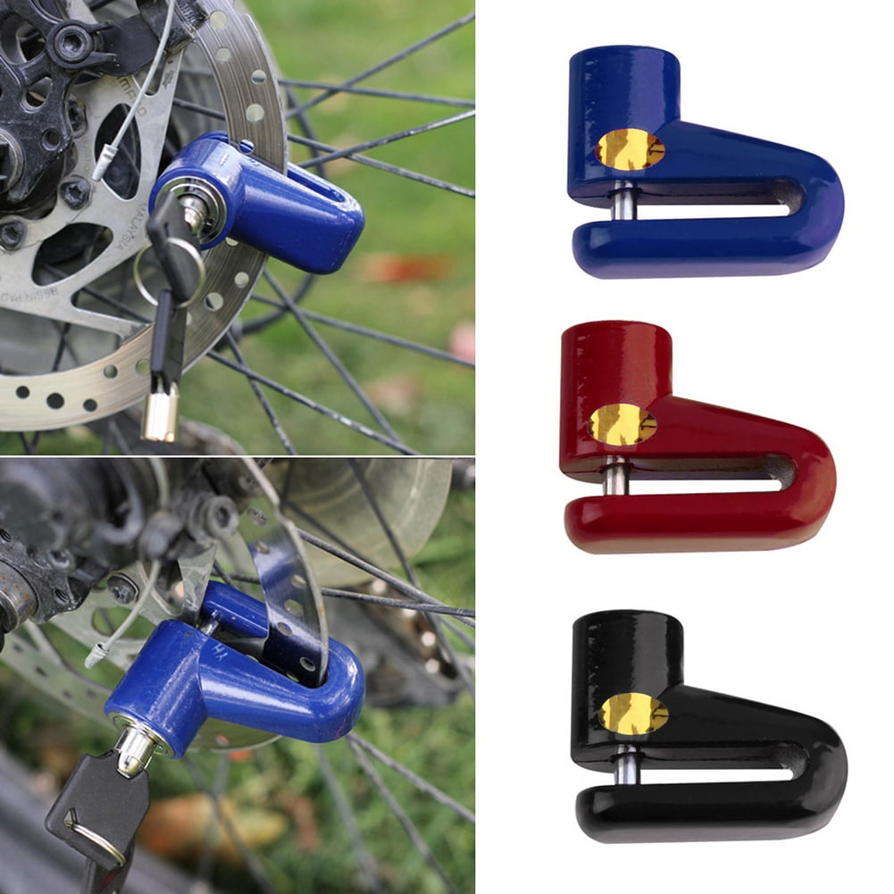 Heajfvd Motorcycle Bike Cycling Bicycle Security Rotor Safe Disk Disc Brake Wheel Lock - Walmart.com