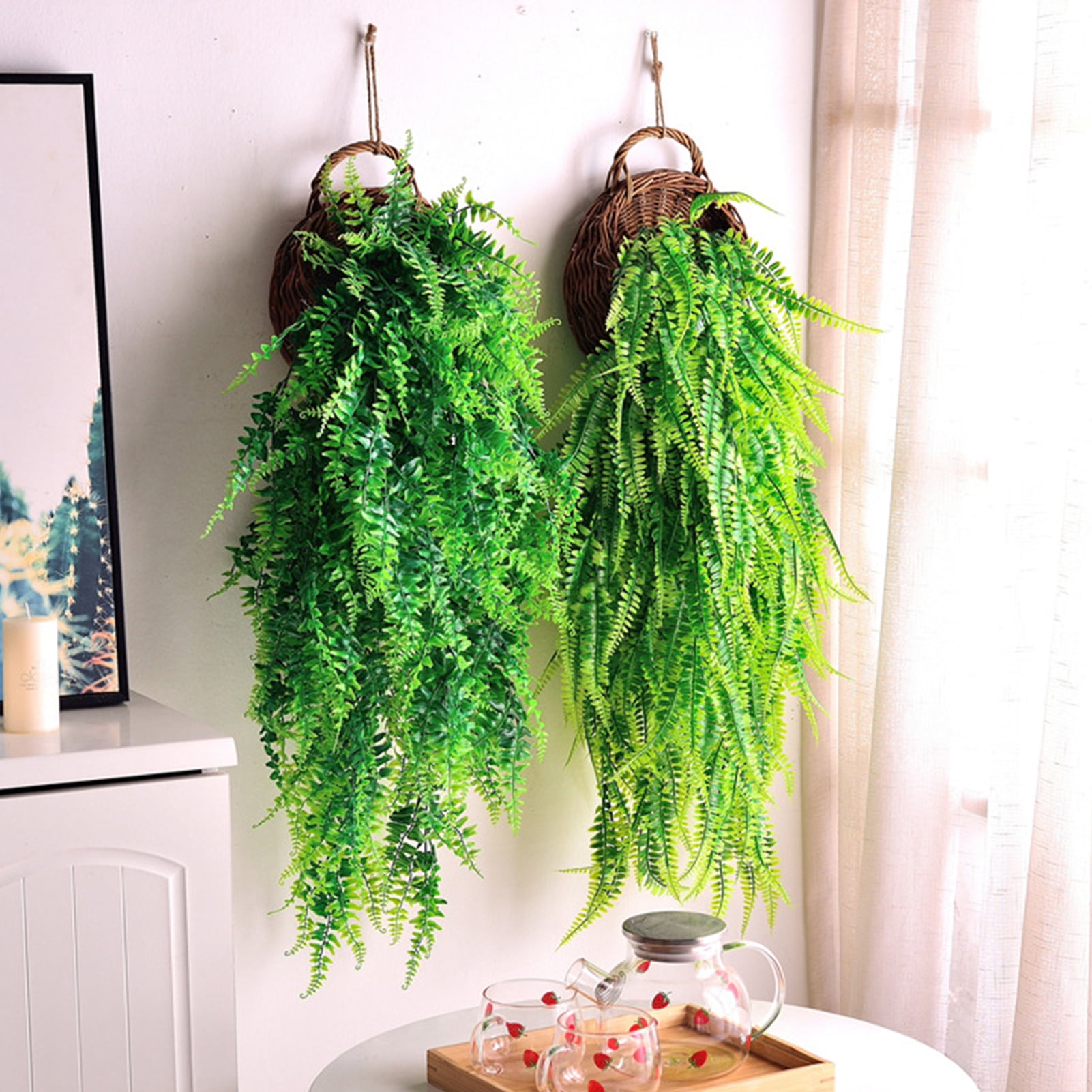 Heajfvd Realistic Artificial Rattan Vivid No-Withering Fresh-keeping ...