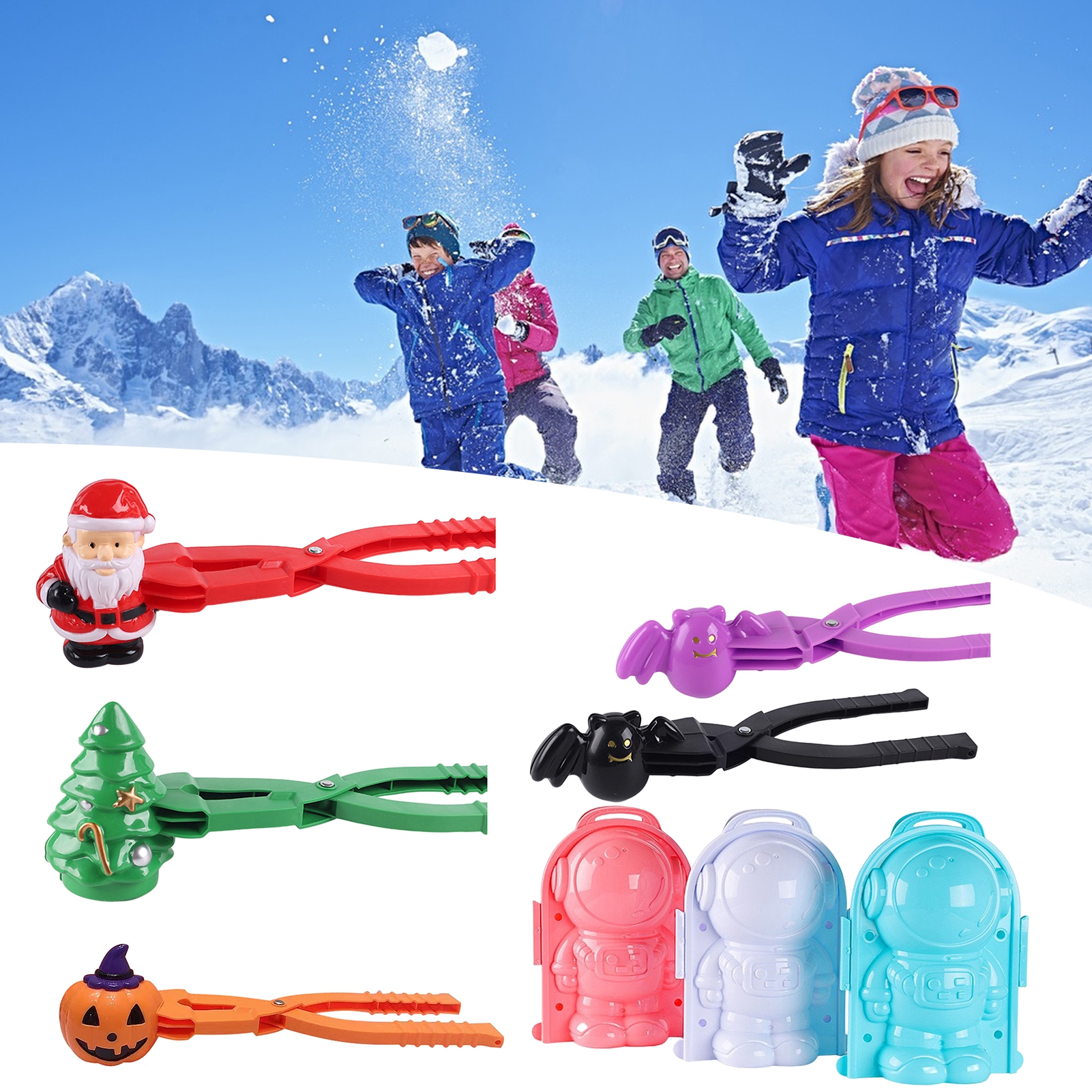 Heajfvd Snowball Clip Easy Snowball Making Simple Operation Cute Design ...