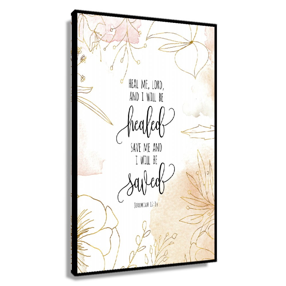 Heal Me Lord Bible Verse Wall Art, Printable Wall Art, Scripture Print ...