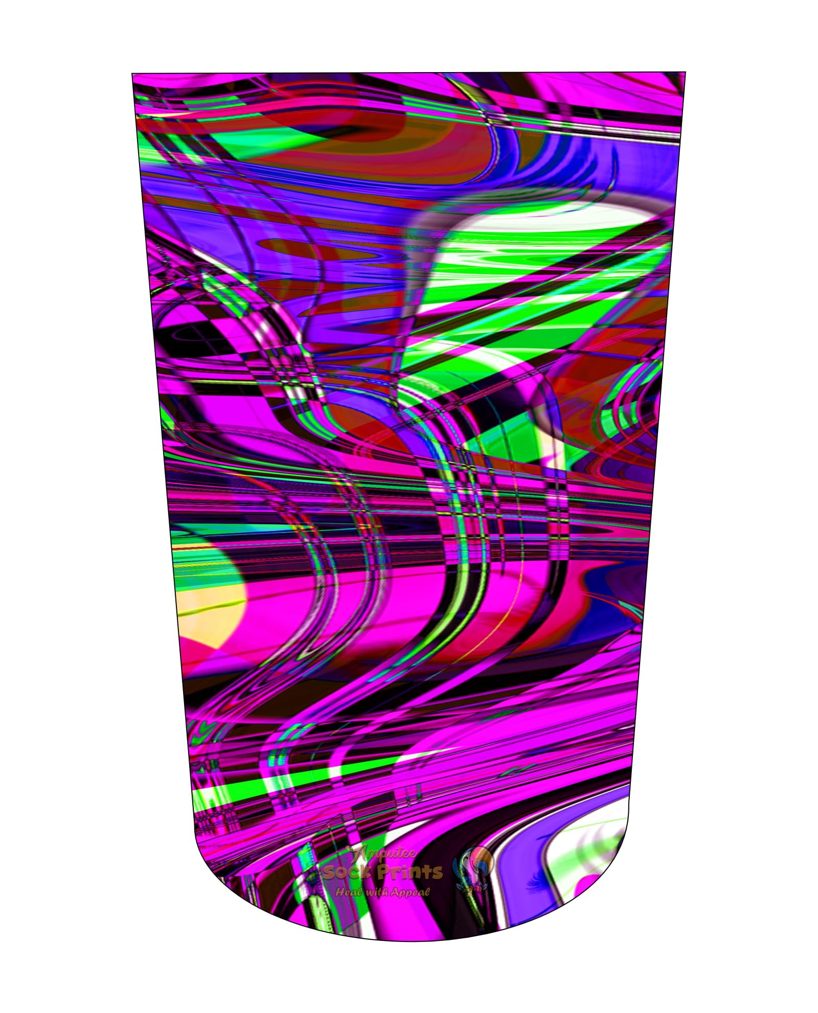 Heal with Appeal Shrinker Sock Bold rich pattern V10 BTKA reg ...