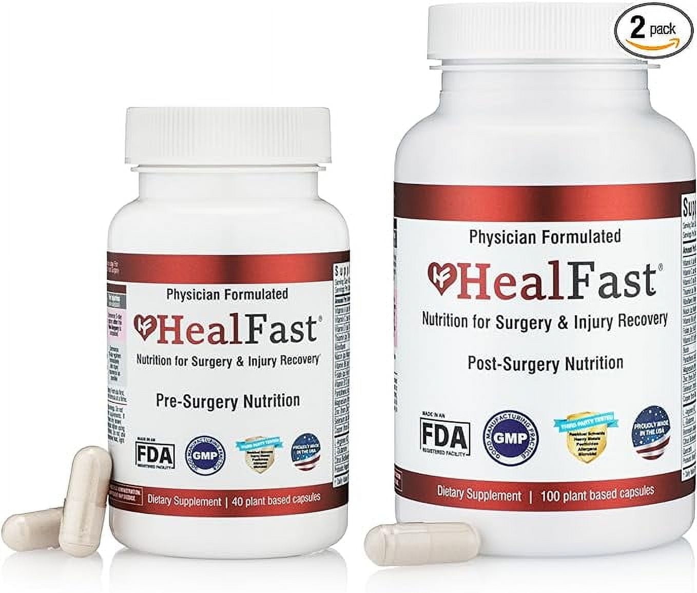 HealFast Complete Recovery Supplement: Wellness, Surgery & Injury ...