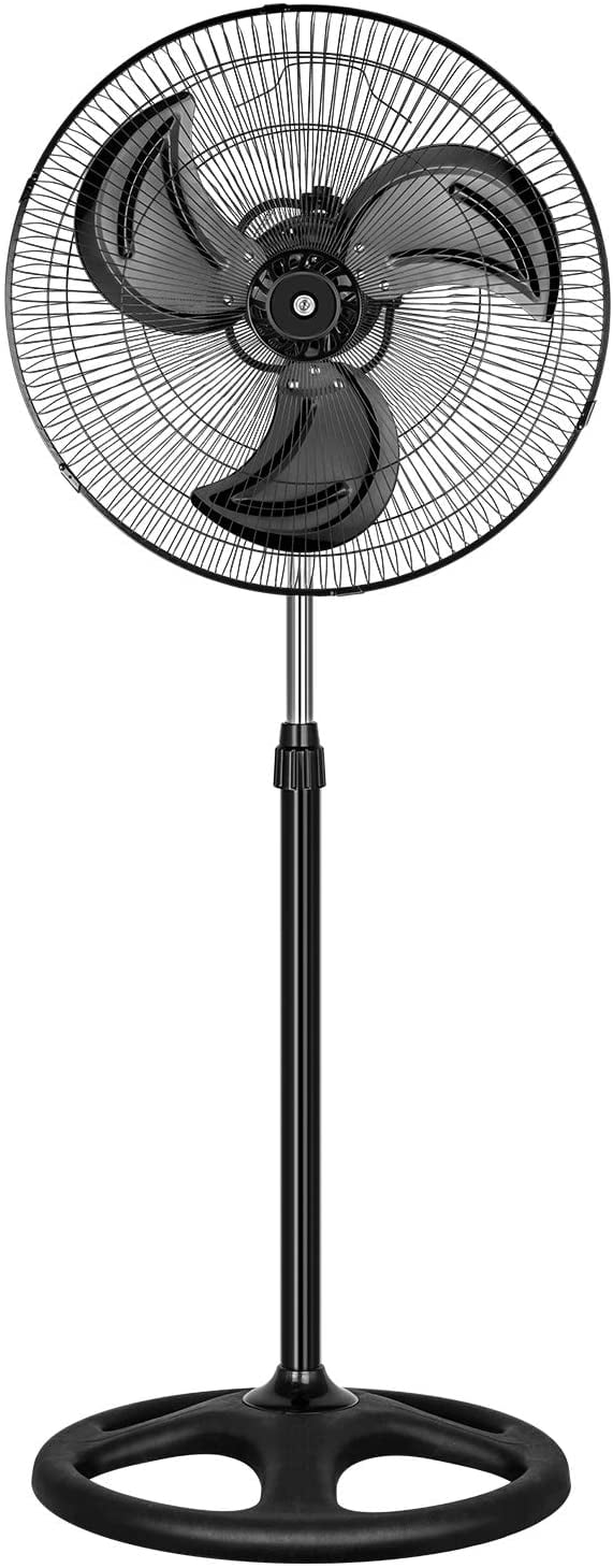 HealSmart 18 inch 3 Speed Pedestal Stand Fan - Walmart.com