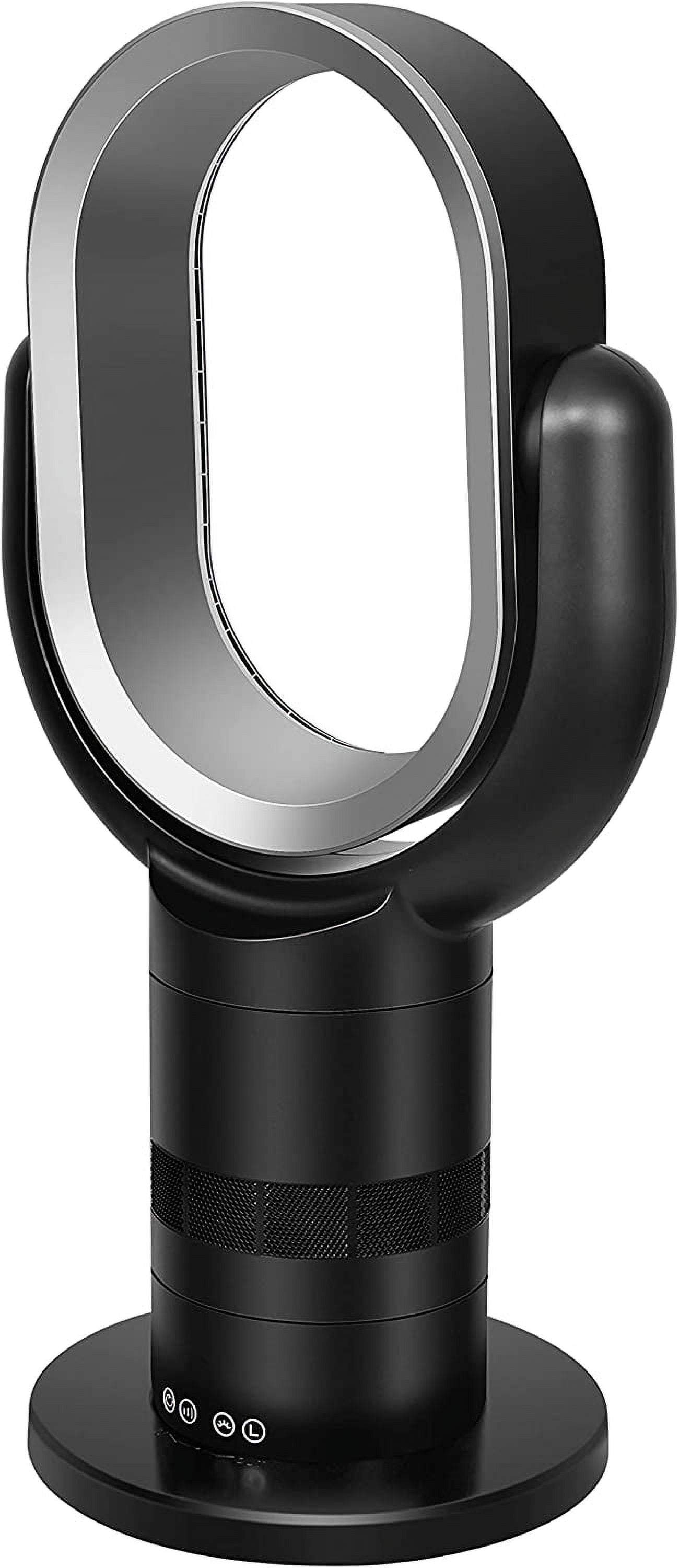 HealSmart 24-inch Portable Bladeless Fan with 10-speed settings and 10 ...