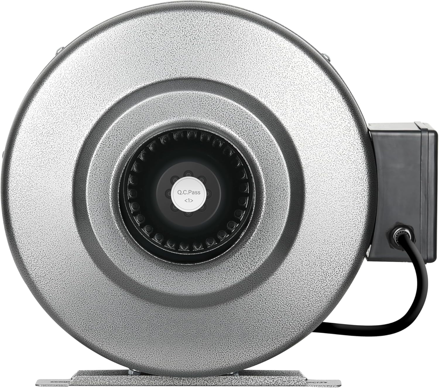 HealSmart 4 Inch Inline Duct Fan, 190 CFM Ventilation Duct Fan HVAC ...