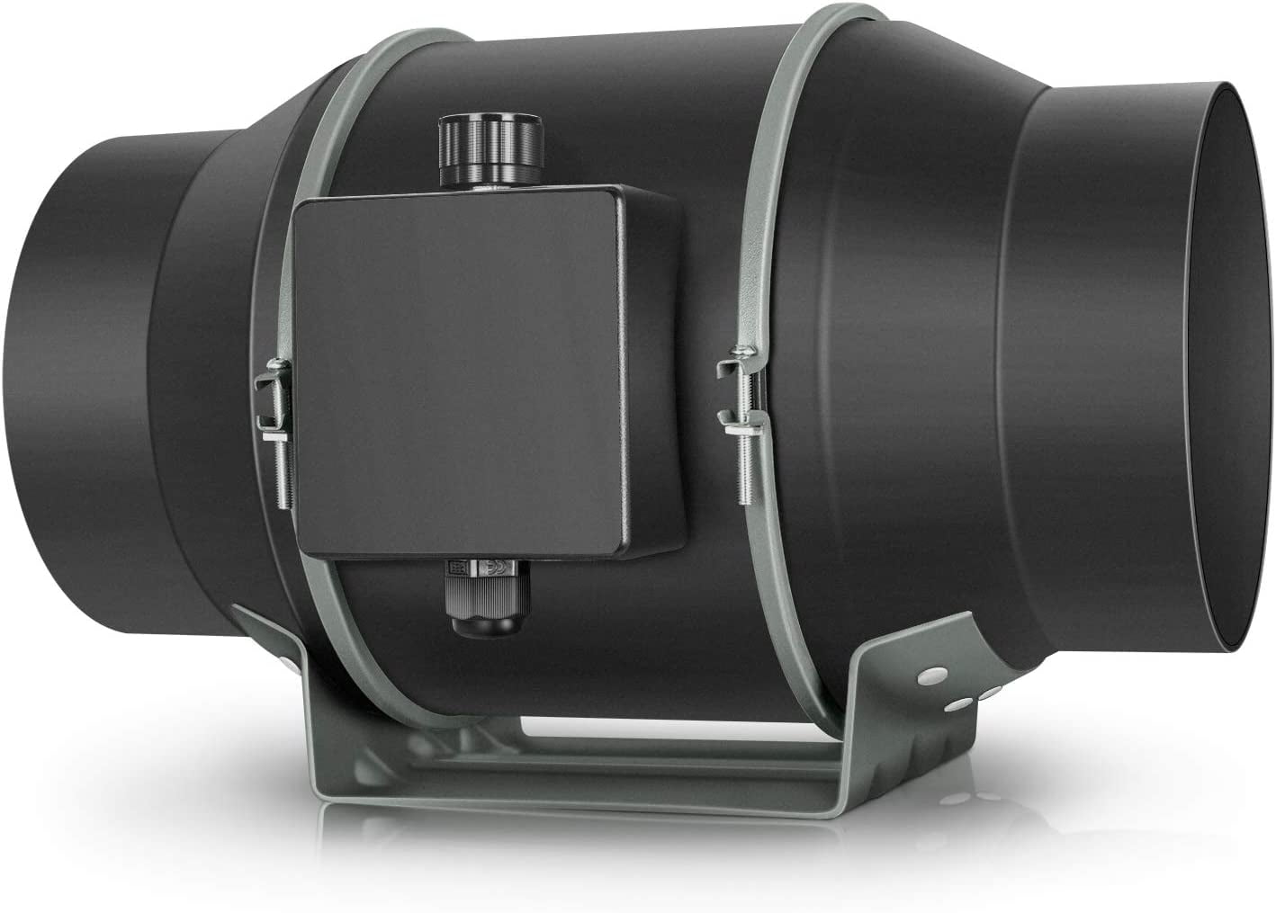 HealSmart 6 Inch Inline Duct Fan, Rotate Button Control - Ventilation ...