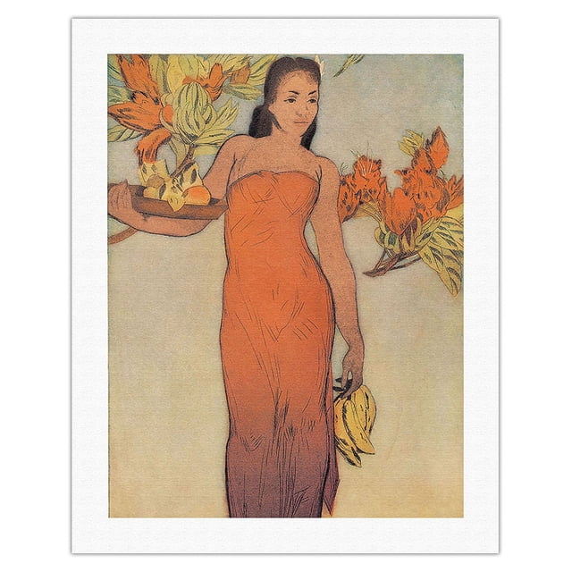Healani - Hawaii - Royal Hawaiian Hotel - Vintage Color Aquatint ...