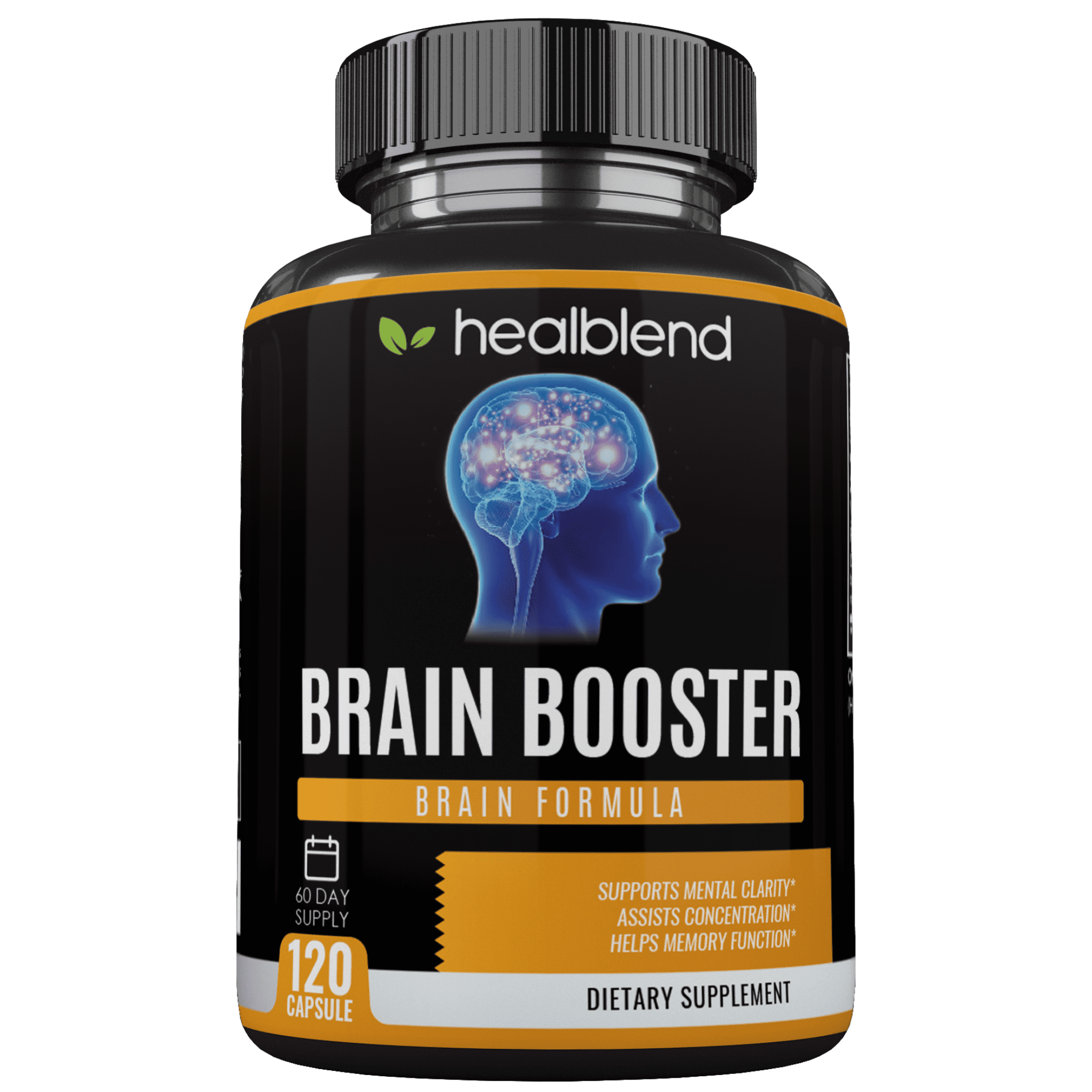 Healblend Brain Booster Pills: Enhancement for Focus & Energy, Boosts ...