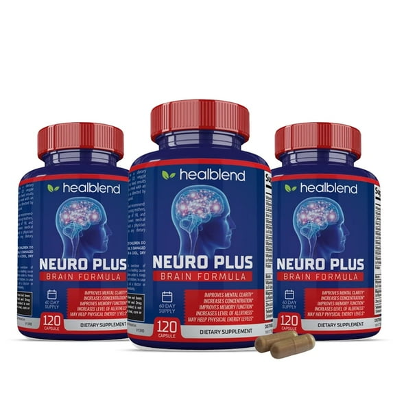 Healblend Neuro Plus Brain Booster Supplements - Improving Cognitive ...