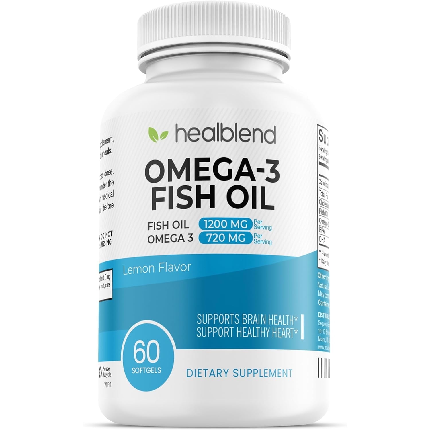 Customer reviews for Healblend Omega 3 Fish Oil Supplements - Supports ...
