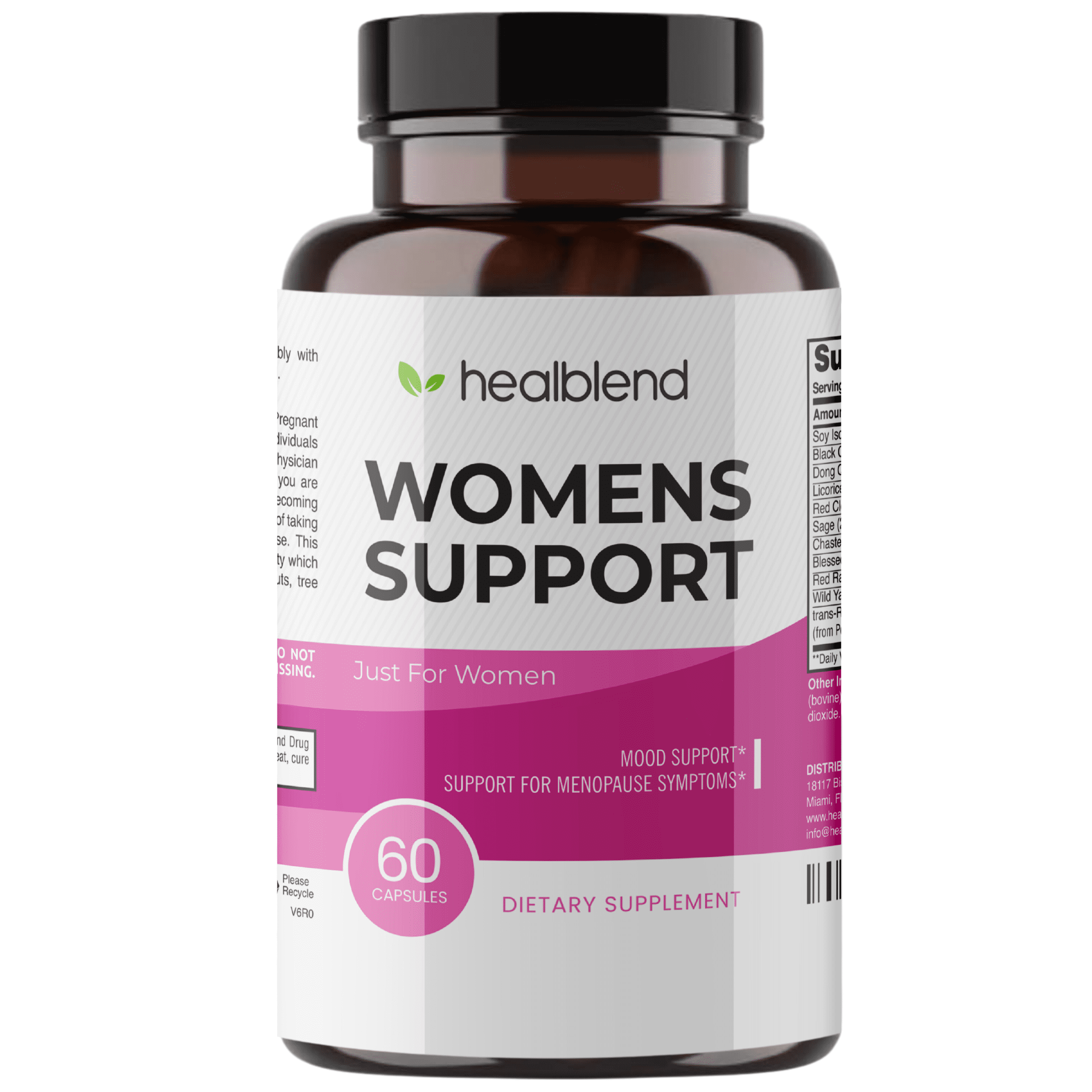 Healblend Women's Support Supplements - Reduces Menopause Symptoms ...