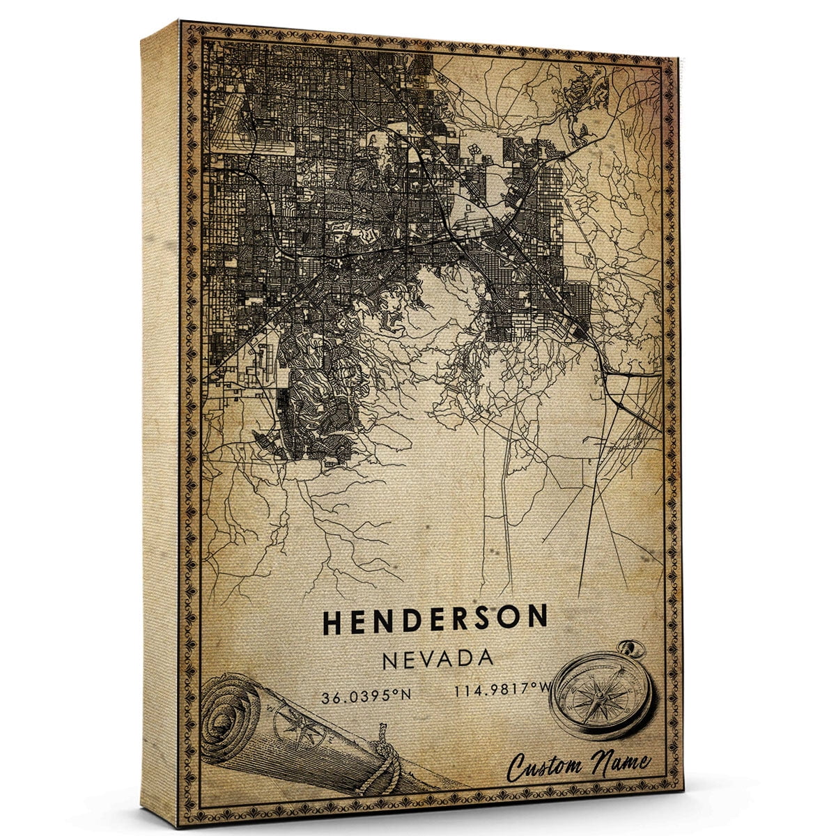Healdsburg Map Poster, California Map Art Poster, Canvas, Healdsburg ...