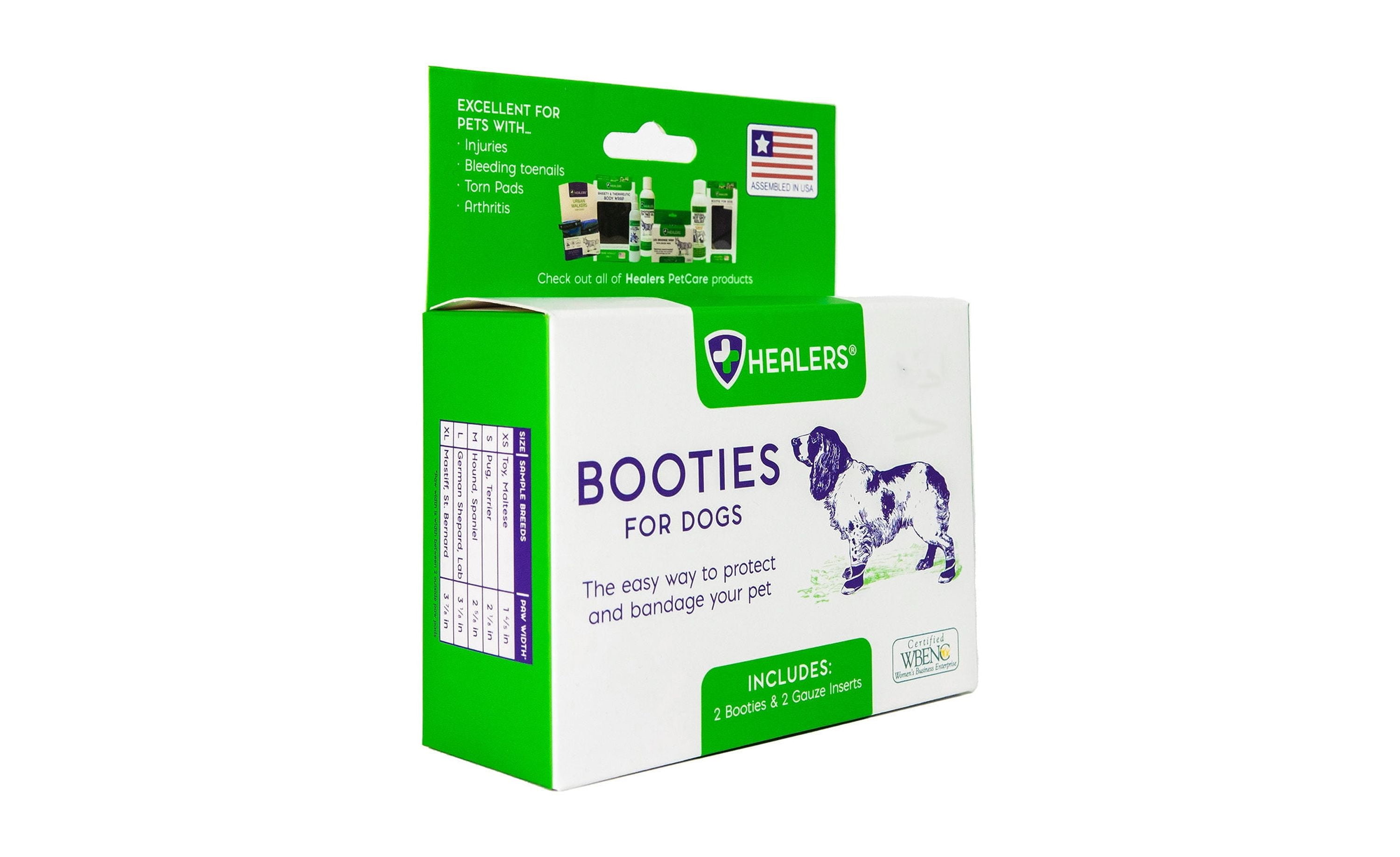 Healers Medical Dog Boots, Pet Apparel for small dogs, ( 20-35 Lbs) 2 ...