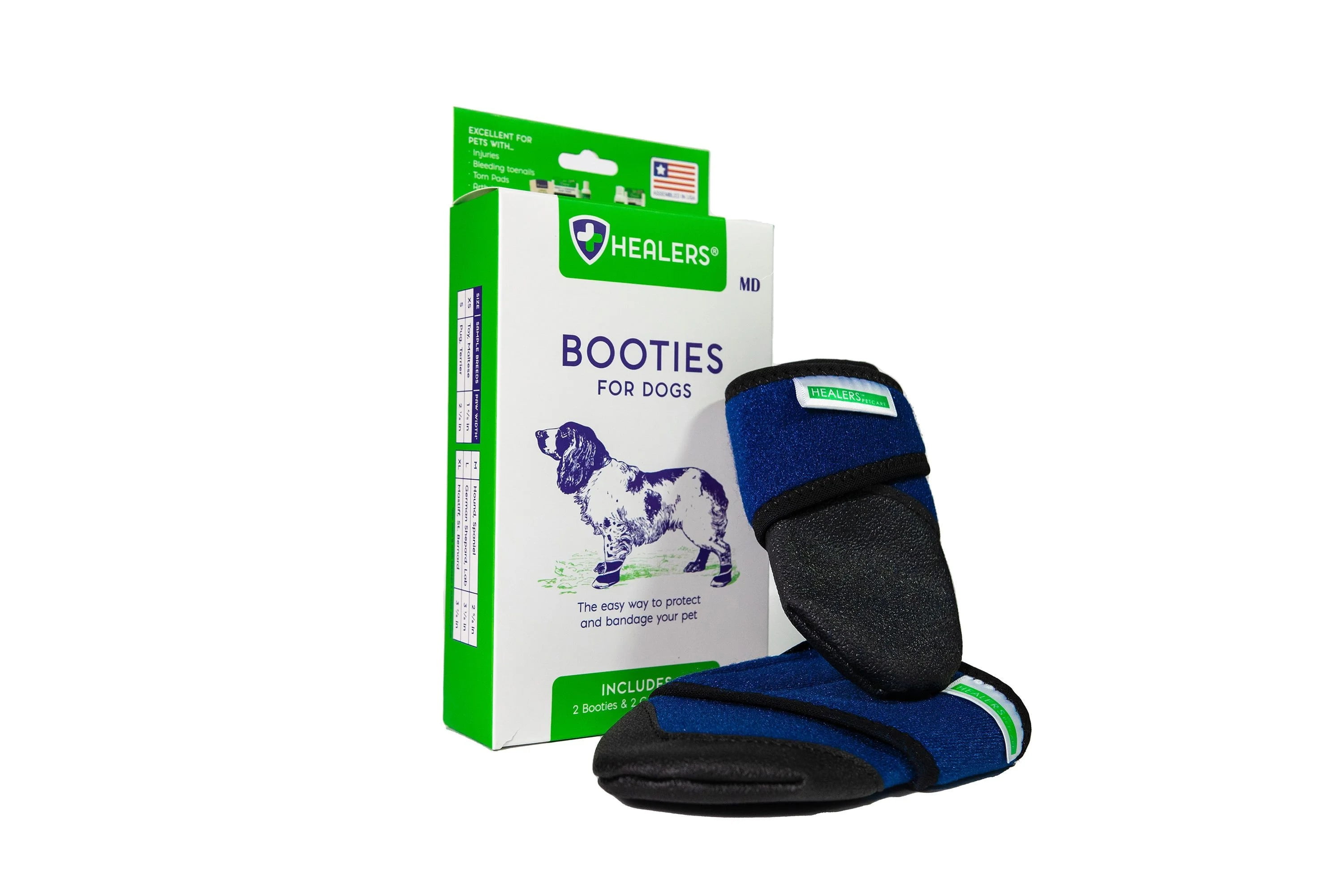 Healers Medical Dog Boots, Pet Apparel for X-Large dogs, ( >90 lbs) 2 ...