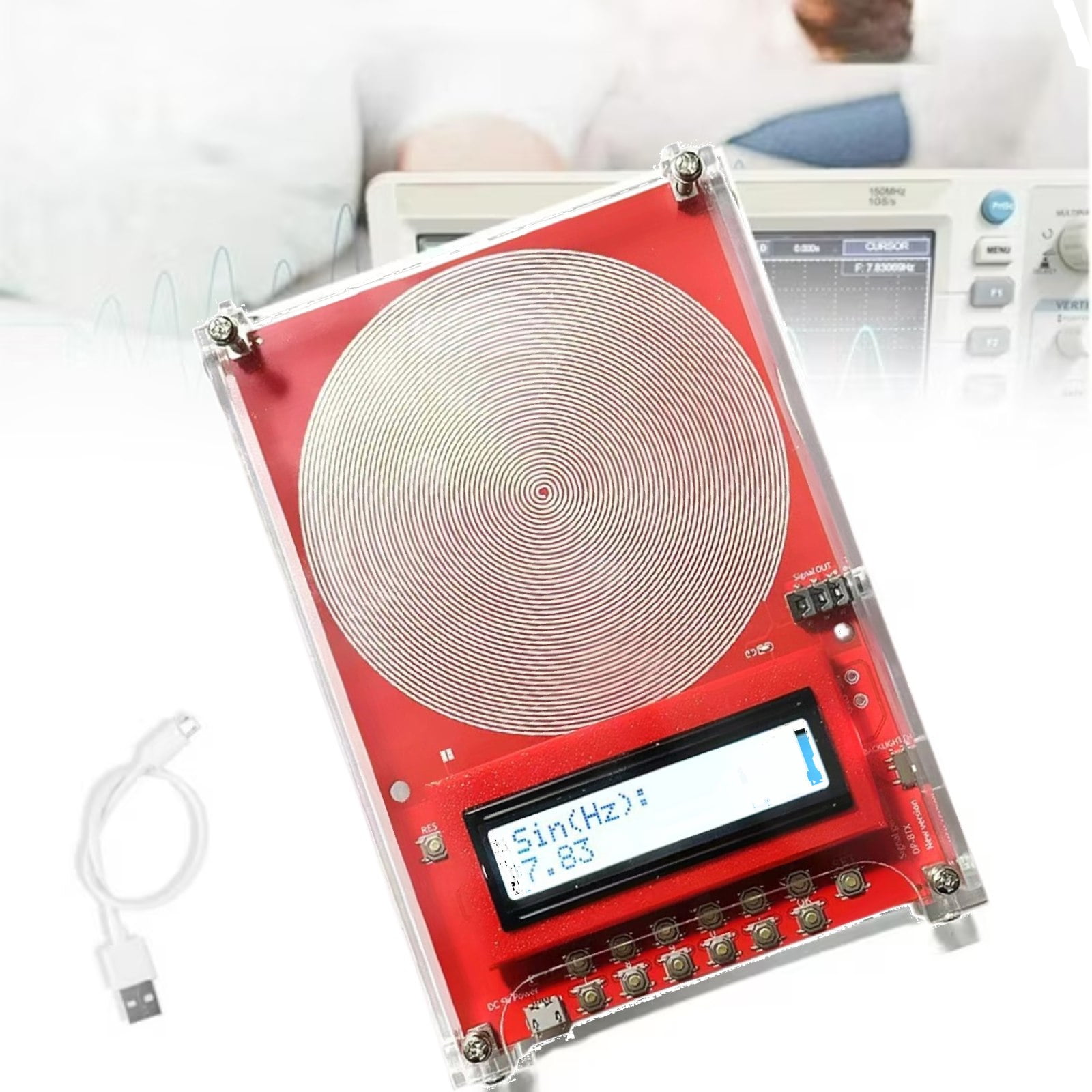 Healflux Custom Frequency Generator V2, 7.83Hz Schumann Wave Resonance ...