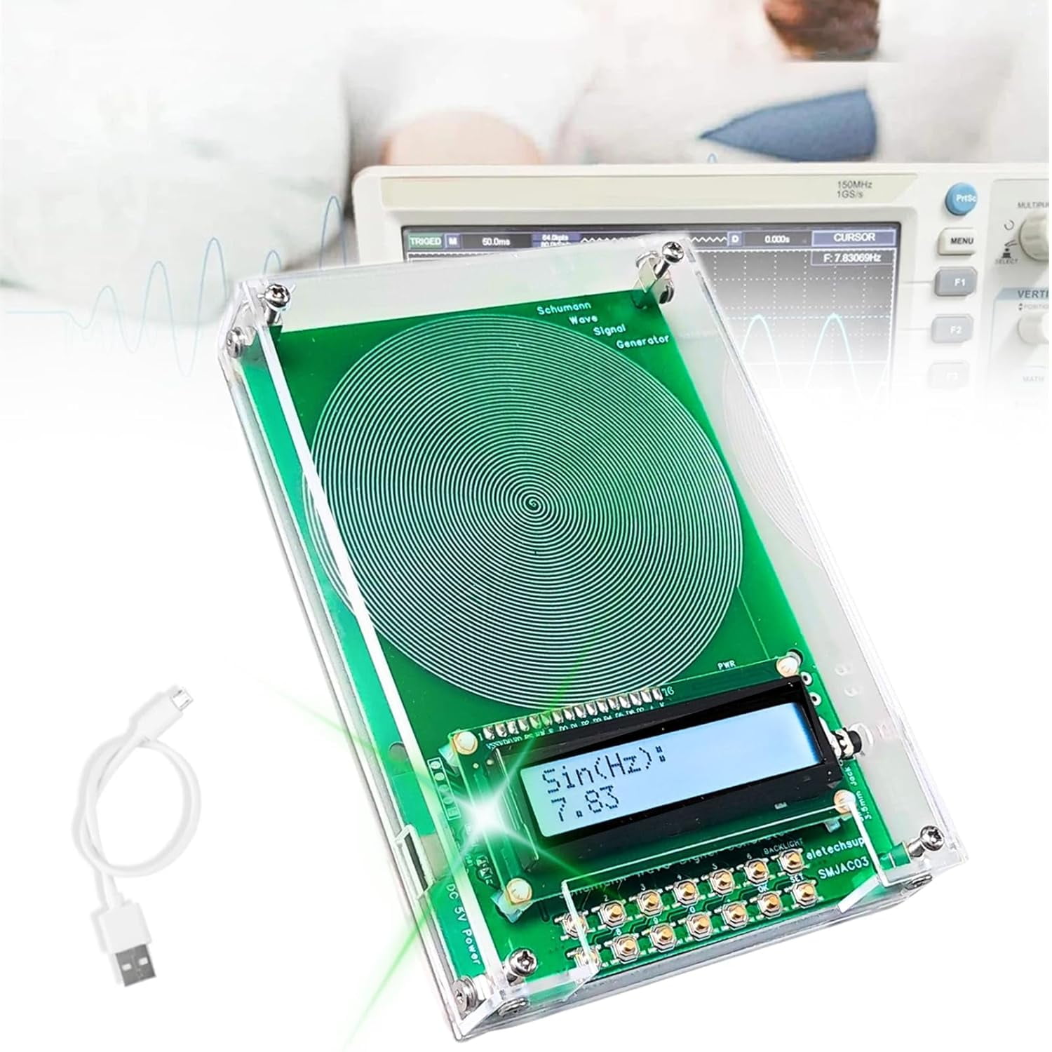 Healflux Custom Frequency Generator V2, 7.83Hz Schumann Wave Resonance ...