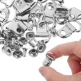 Healifty 30 Sets Boot Lace Hooks Metal Loop Ring Shoe Eyelets Buckle ...