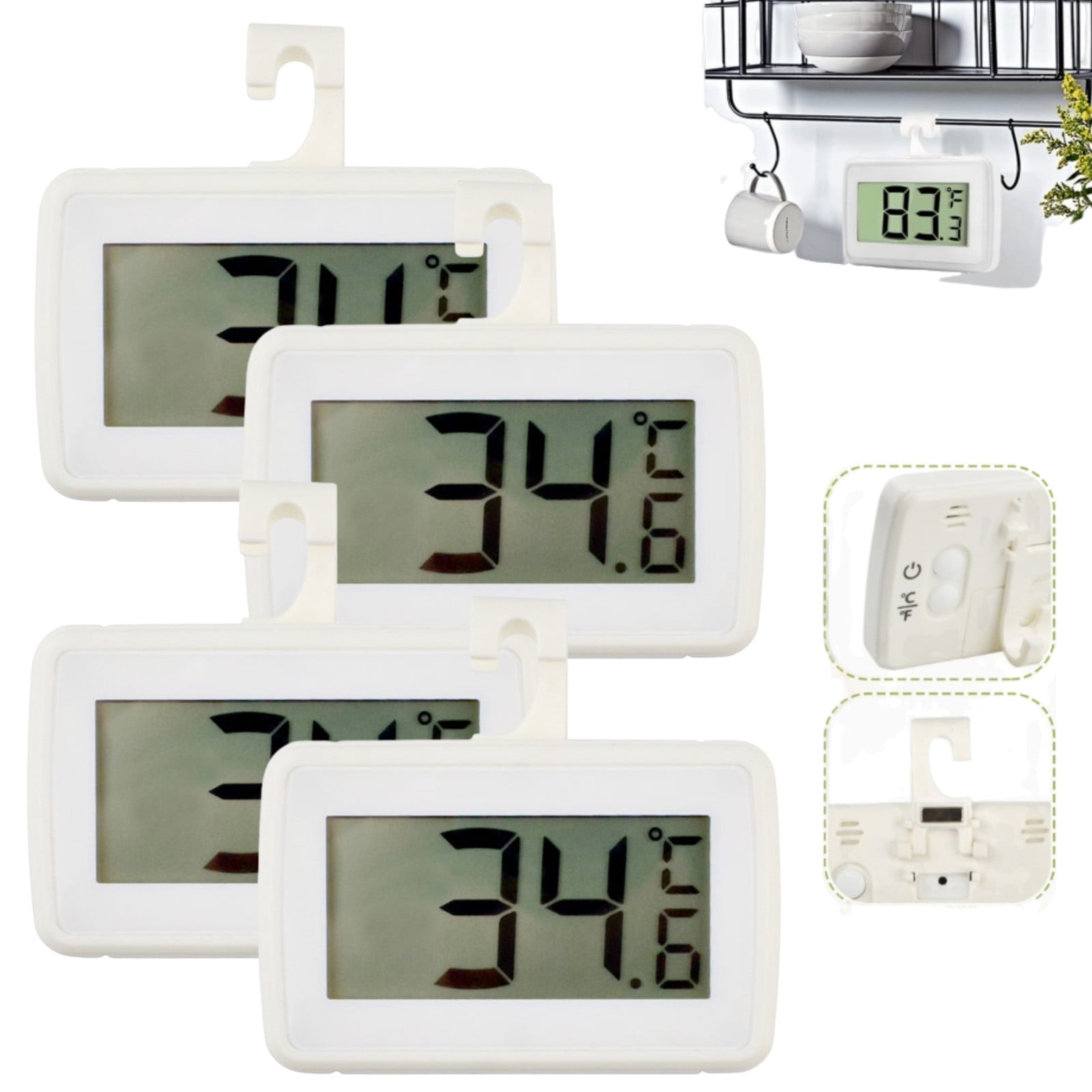 Healifty High Precision Refrigerator Thermometer Accurate Digital ...