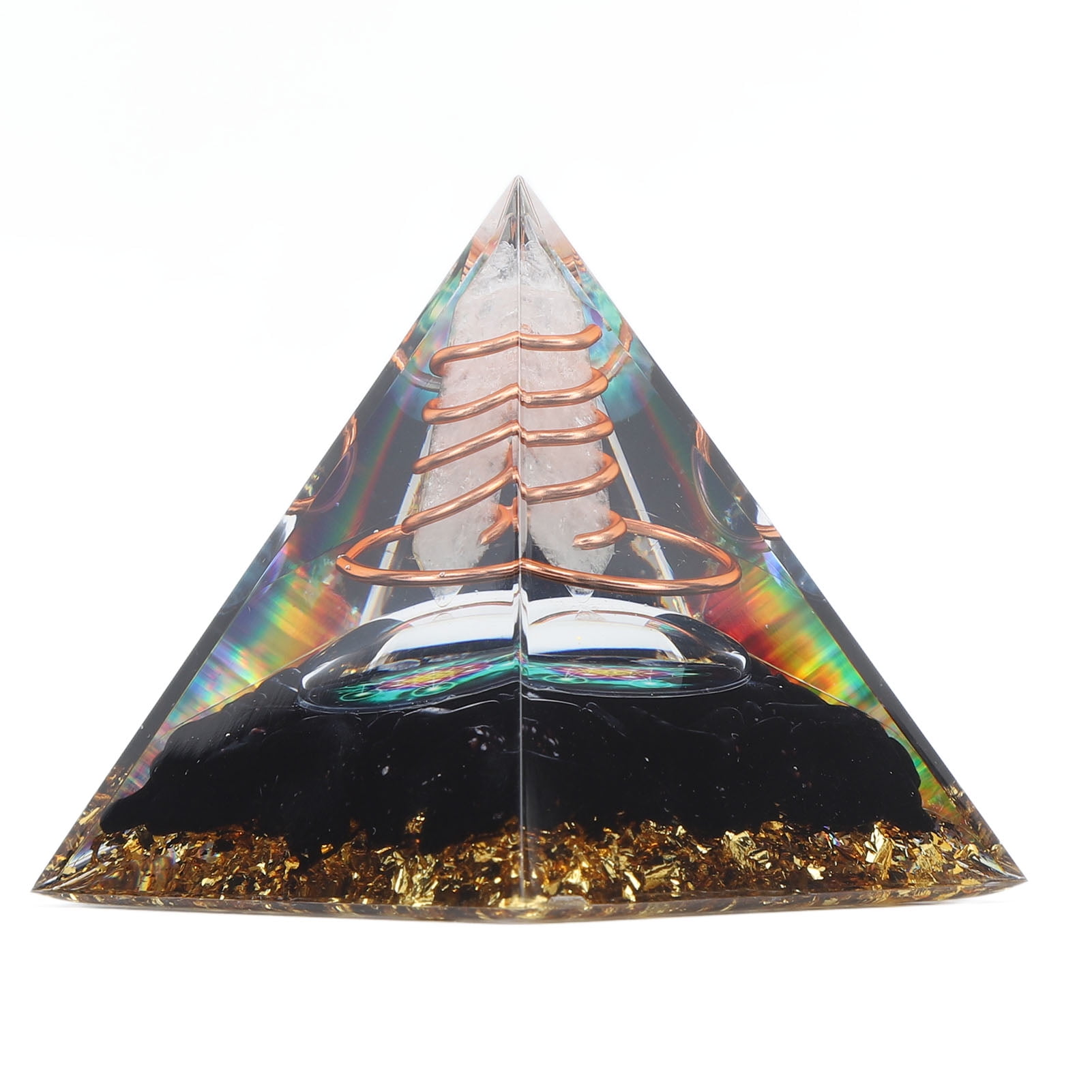 Healing Crystal Pyramid, Positive Energy Pyramid And Elegant For ...