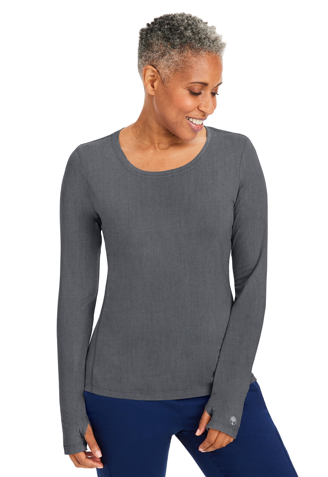 Healing Hands Knits Women's Mackenzie Tee 's Long Sleeve Medical Scrub ...