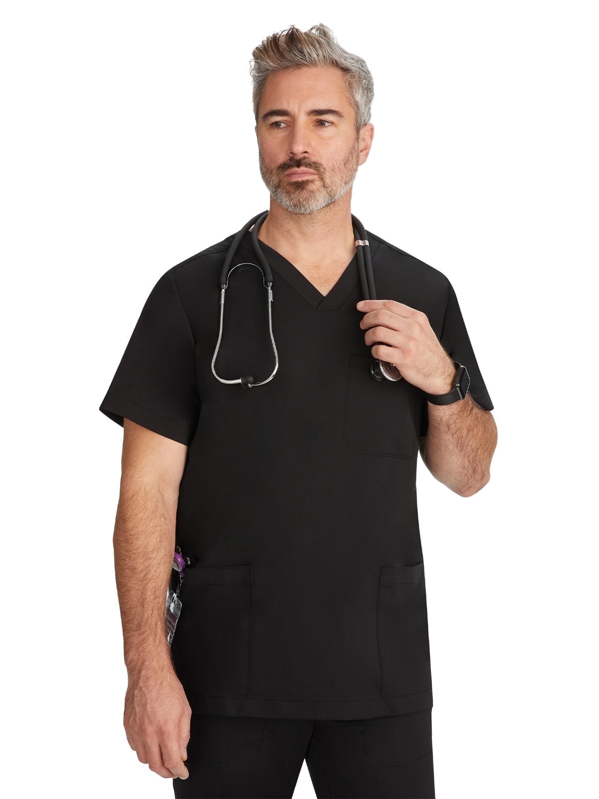 Healing Hands Purple Label - Men's Jake Top 's Three Pocket V-Neck ...