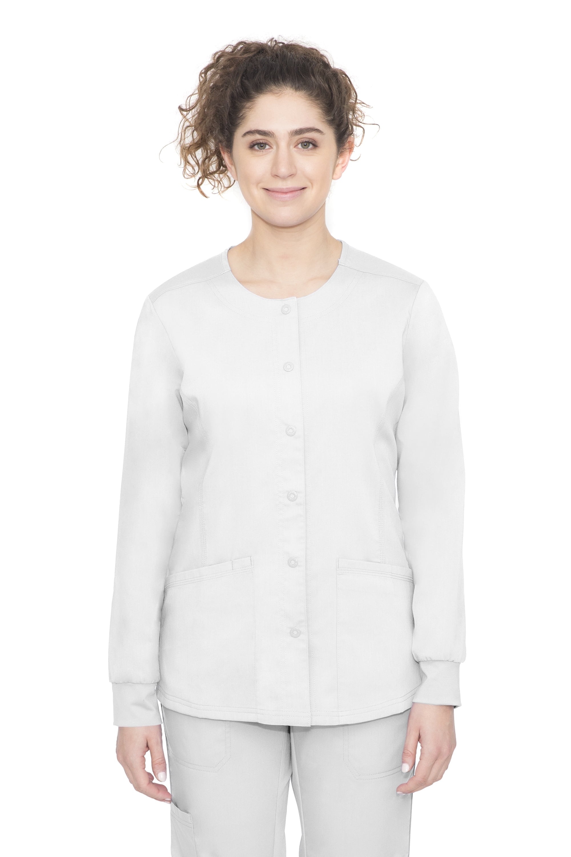 Purple Label Classic Fit by Healing Hands Women's Daisy Snap Warm Up ...
